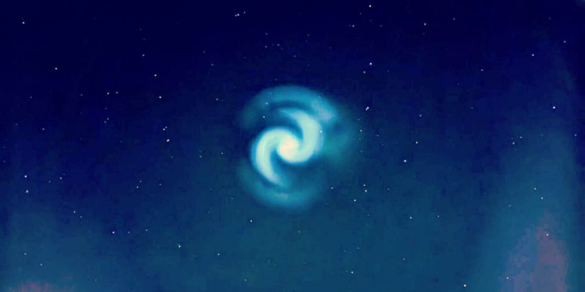 Space Spiral: Mysterious Swirl Seen in the Night Sky Over Europe ...
